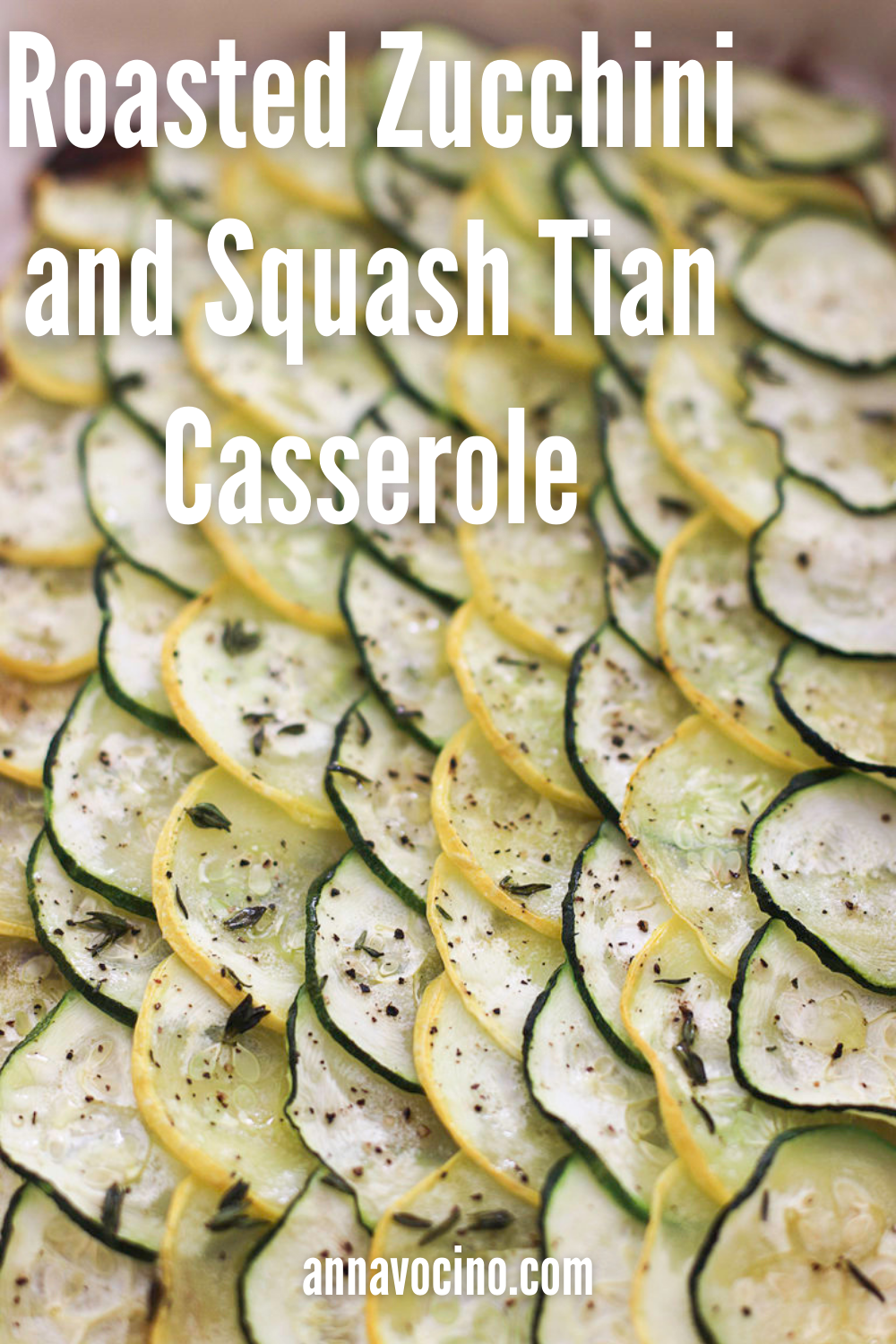EAT HAPPY COOKING VIDEO: Roasted Zucchini and Squash Tian Casserole ...