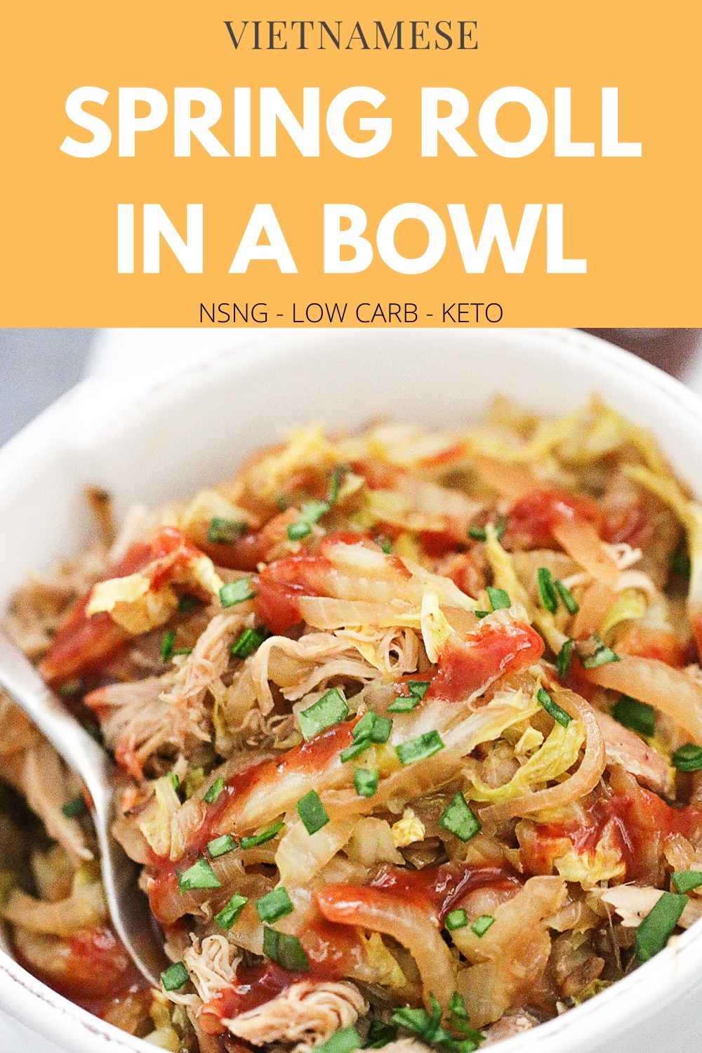 NEW RECIPE: Vietnamese Spring Roll In A Bowl - Anna Vocino